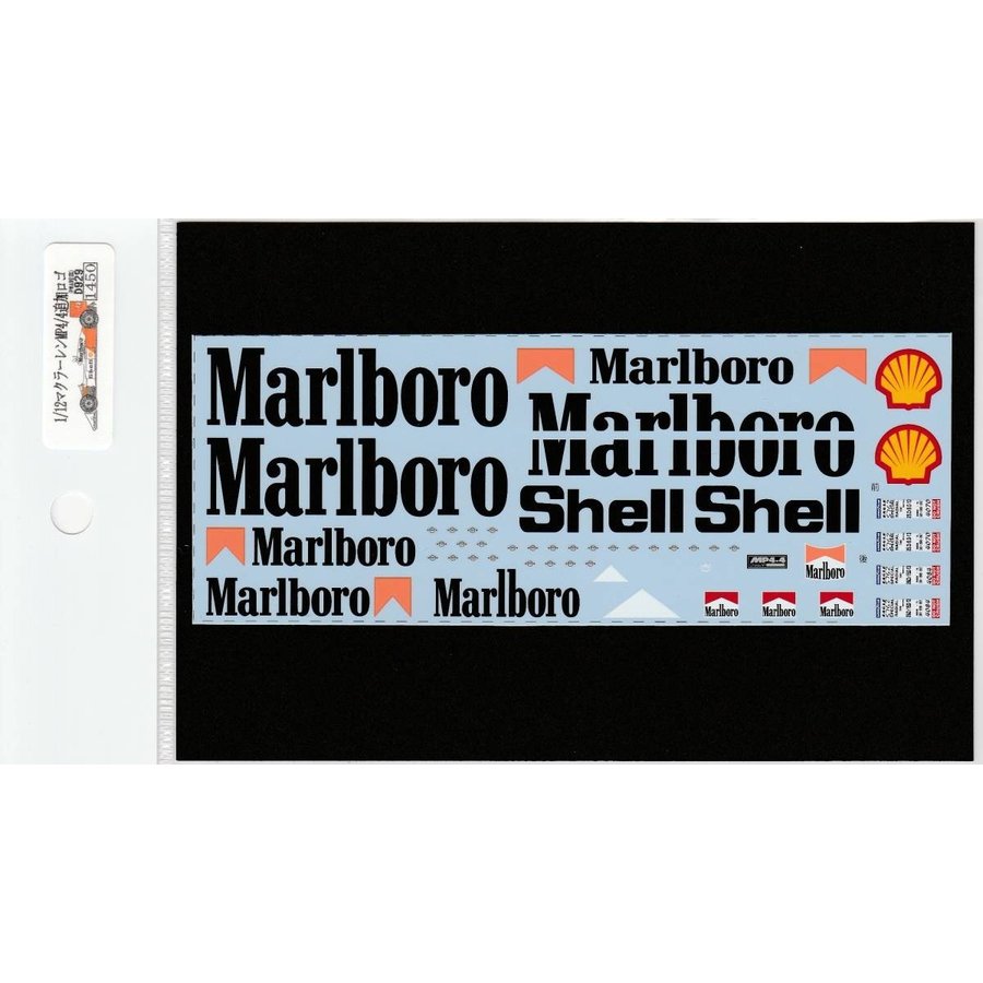 1/12 McLaren MP4/4 Additional Logo Decal - museumcollection